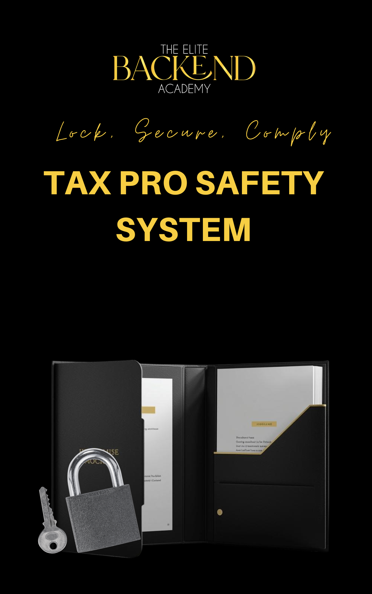 Lock, Secure, Comply: Tax Pro Safety System – The BIGGEST tax BOSS
